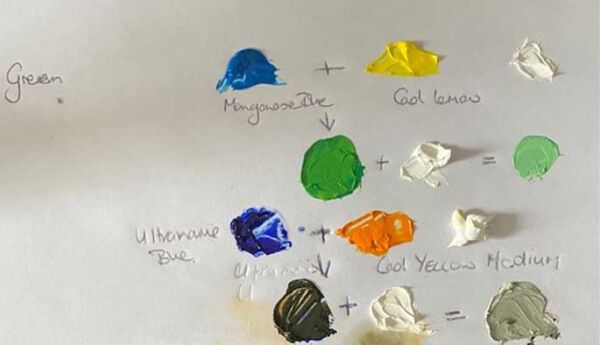 LETS LOOK AT GREEN OIL PAINT - Emily McCormack Artist