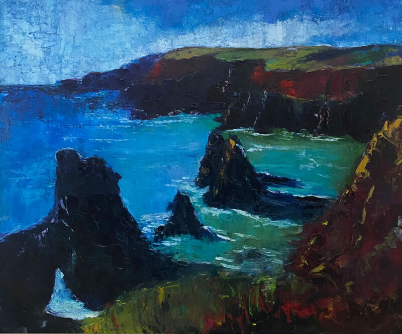 Nohoval Cove - Original Irish Seascape Oil Painting